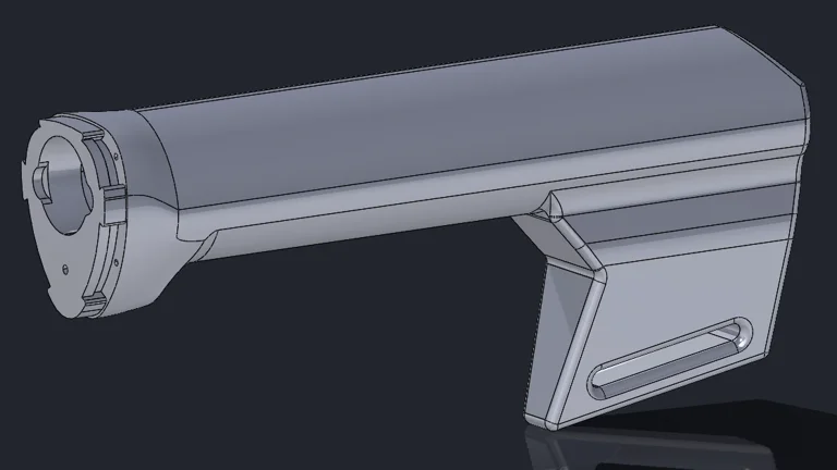 Details - ORCA minimalist stock - GunCAD Index