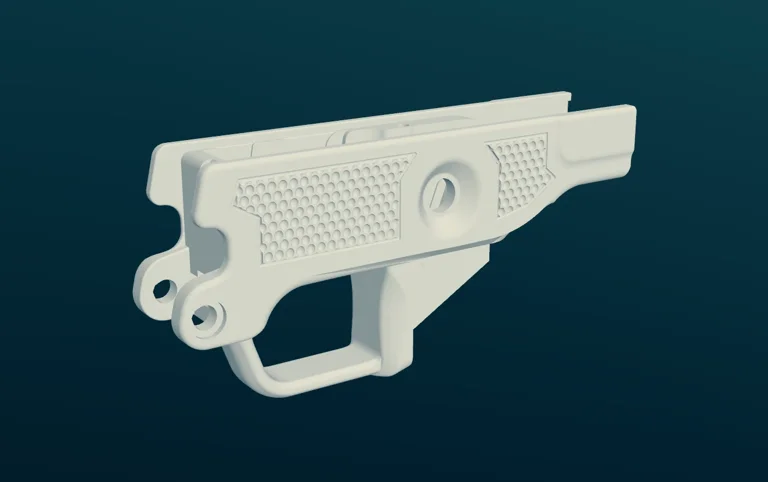 Details - Leberator MP5 Full Size Dimpled - GunCAD Index