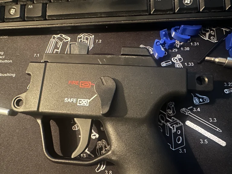 Details - MP5 22lr Safe-Semi-Semi Safety Mod - GunCAD Index